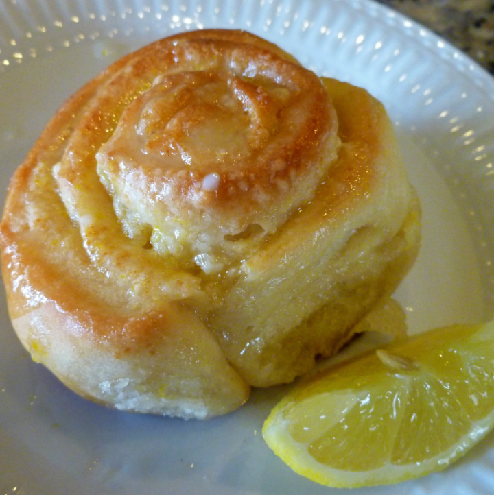 lemon white chocolate rolls - The Baking Fairy