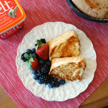 toasted angel food cake - The Baking Fairy