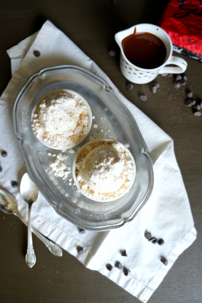 meringata {Italian hot fudge sundae} - The Baking Fairy