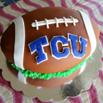 TCU graduation cake | The Baking Fairy - The Baking Fairy