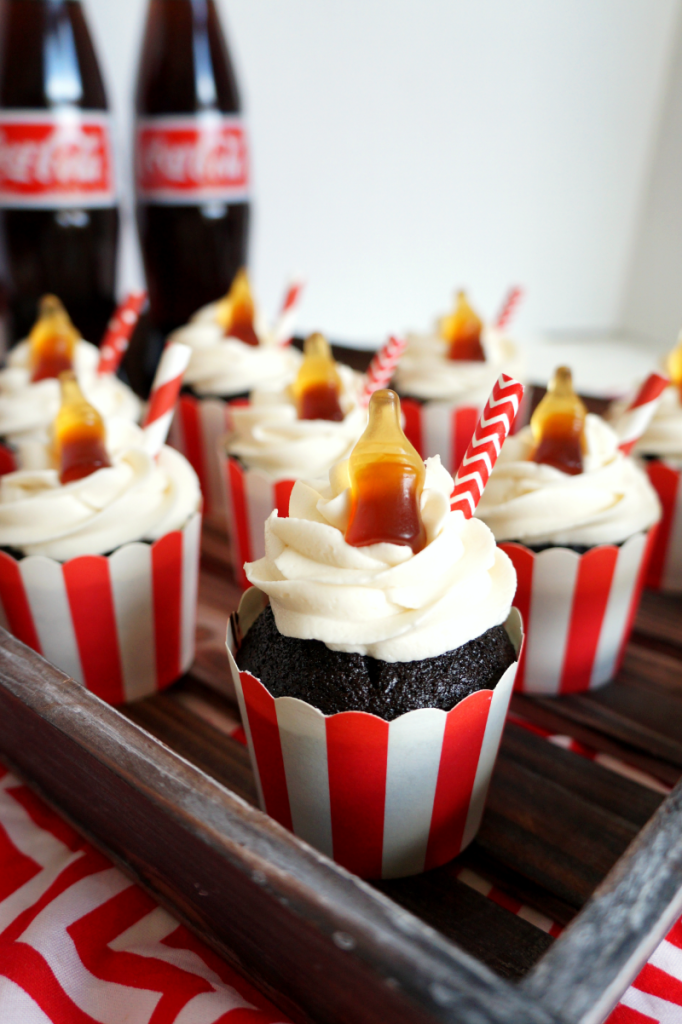 chocolate Coca Cola cupcakes | The Baking Fairy
