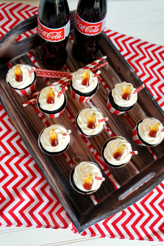 chocolate Coca Cola cupcakes | The Baking Fairy