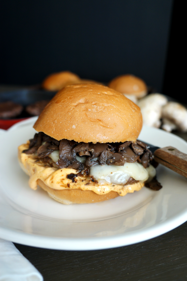 voodoo mushroom burgers - The Baking Fairy