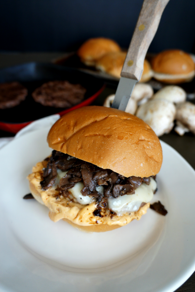 voodoo mushroom burgers - The Baking Fairy