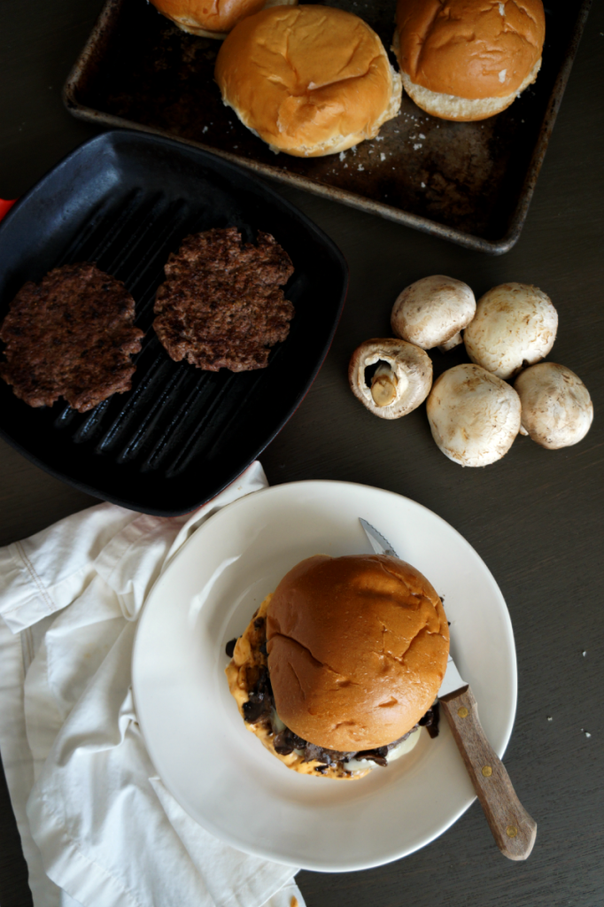 voodoo mushroom burgers - The Baking Fairy