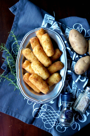 crispy potato croquettes - The Baking Fairy