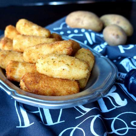 crispy potato croquettes - The Baking Fairy