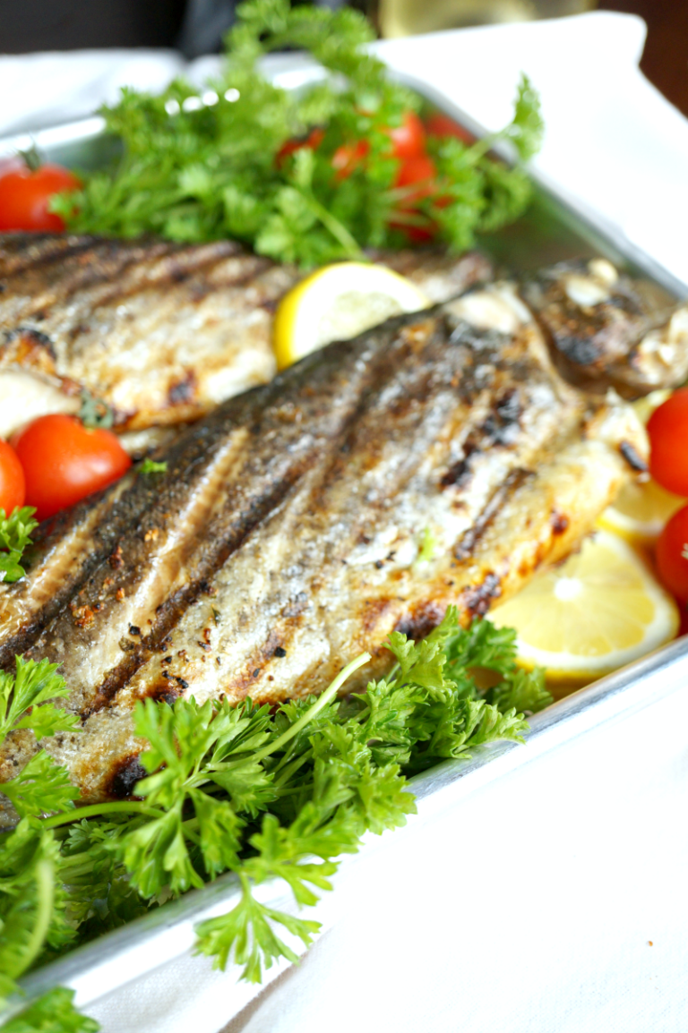 whole grilled trout - The Baking Fairy