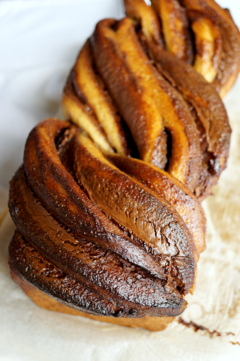 whole wheat Nutella braid - The Baking Fairy