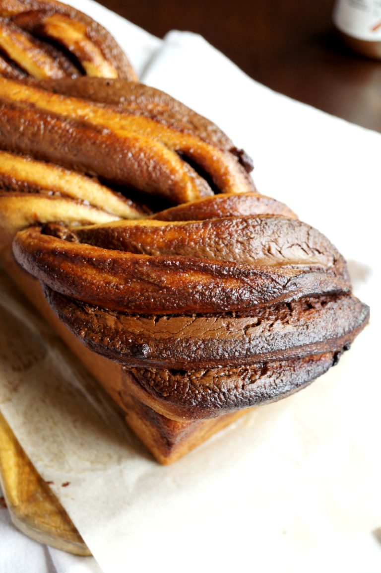 whole wheat Nutella braid - The Baking Fairy
