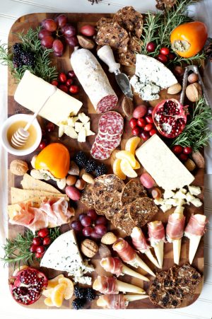 winter harvest cheese board - The Baking Fairy