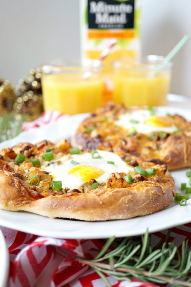 personal brunch pizzas - The Baking Fairy