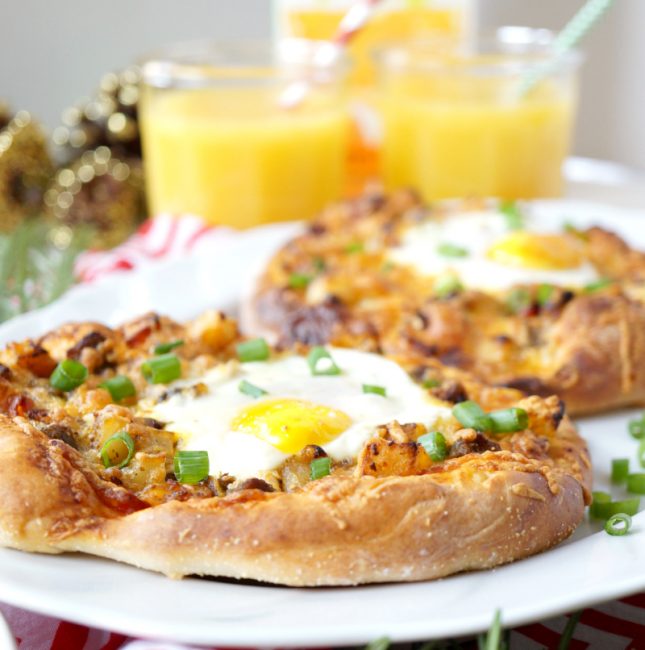 personal brunch pizzas - The Baking Fairy