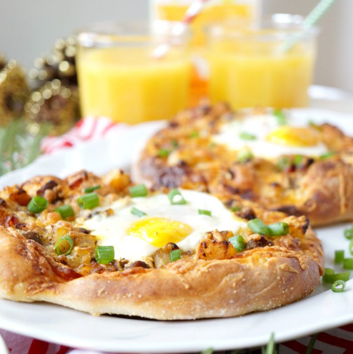 personal brunch pizzas - The Baking Fairy