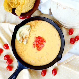 6-ingredient traditional yellow queso - The Baking Fairy