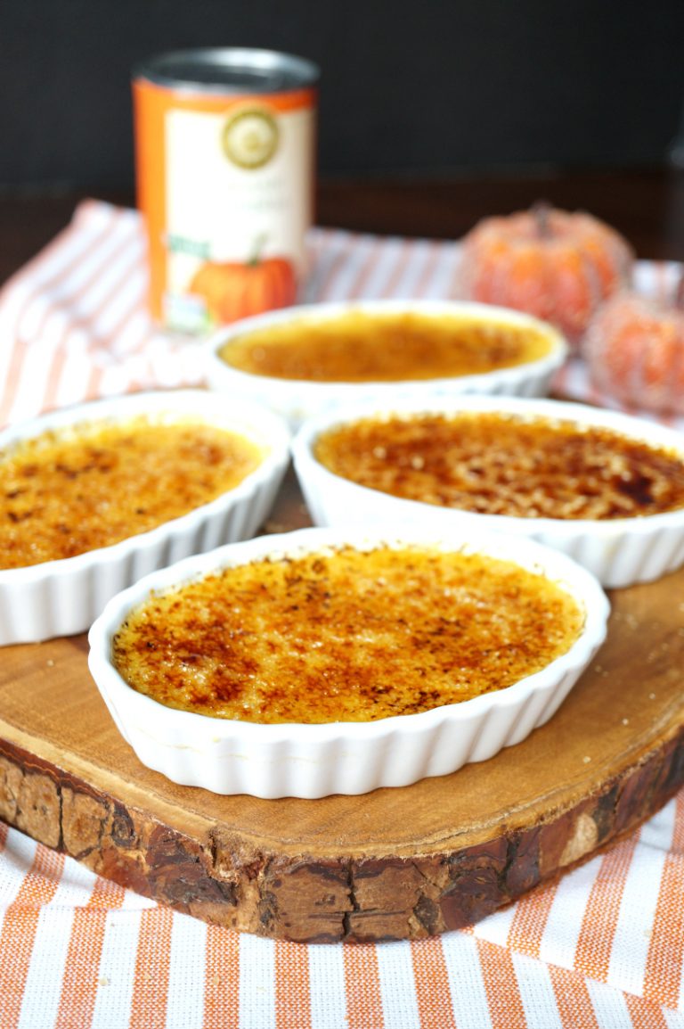 pumpkin creme brûlée - The Baking Fairy