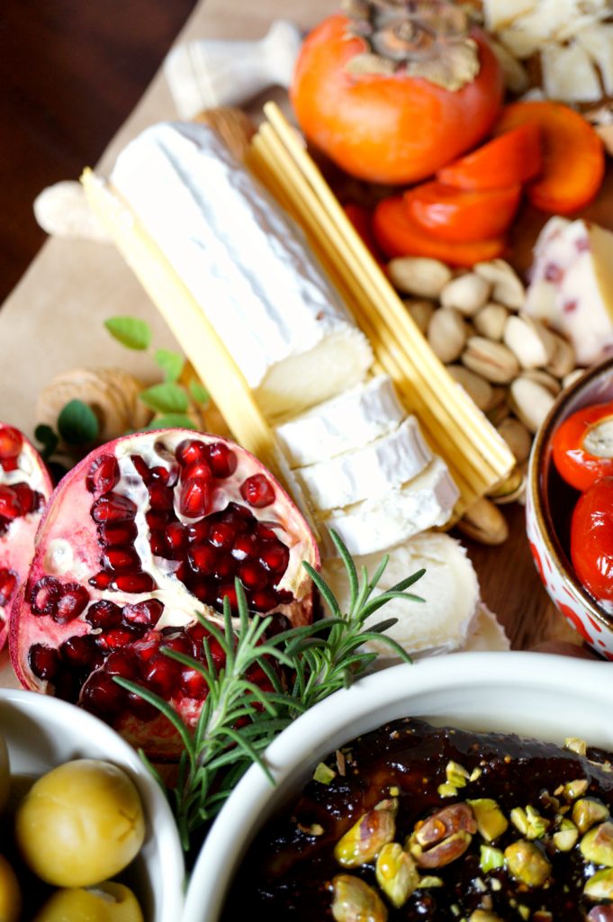 Holiday Fruit Nut Cheese Board The Baking Fairy