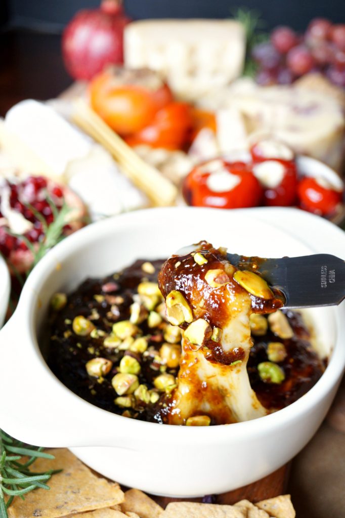 Holiday Fruit Nut Cheese Board The Baking Fairy