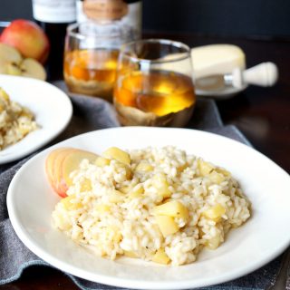 smokey apple gouda risotto - The Baking Fairy