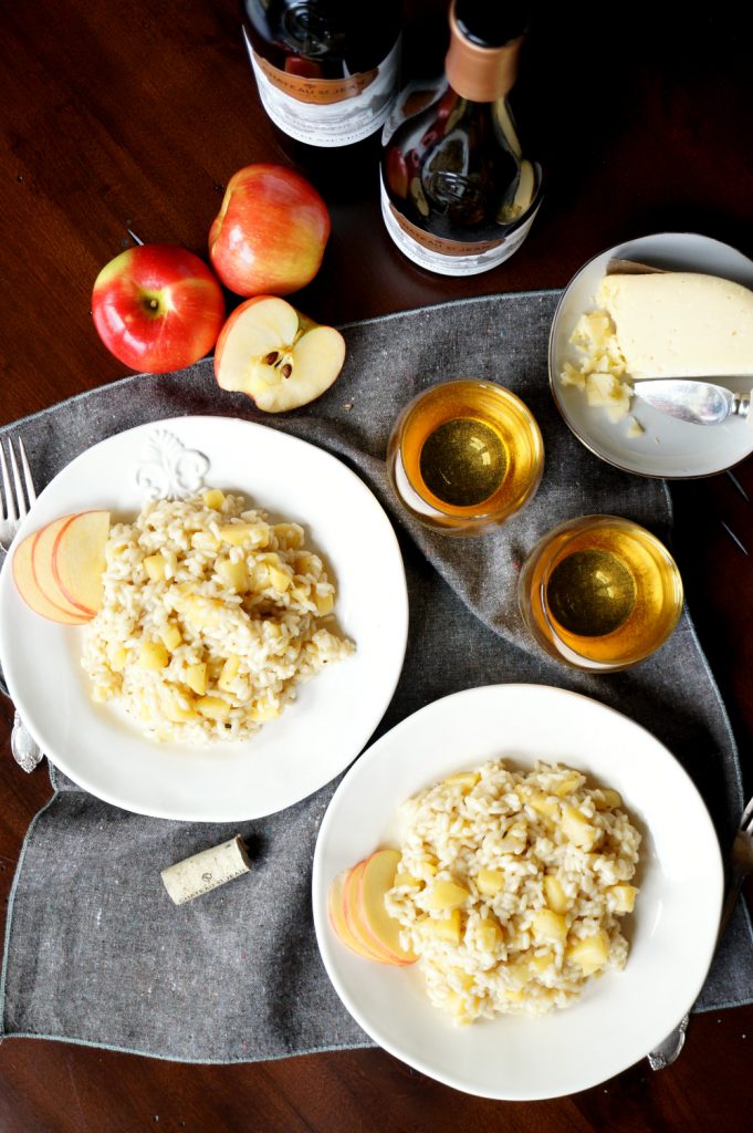 smokey apple gouda risotto - The Baking Fairy