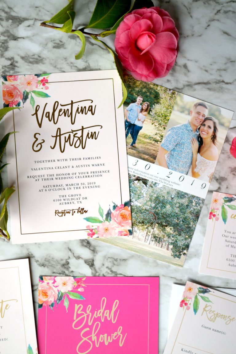 why I picked Basic Invite for my wedding invitations - The Baking Fairy
