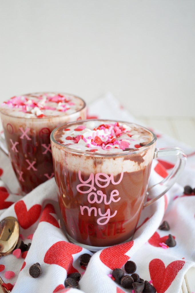 vegan red velvet hot cocoa - The Baking Fairy